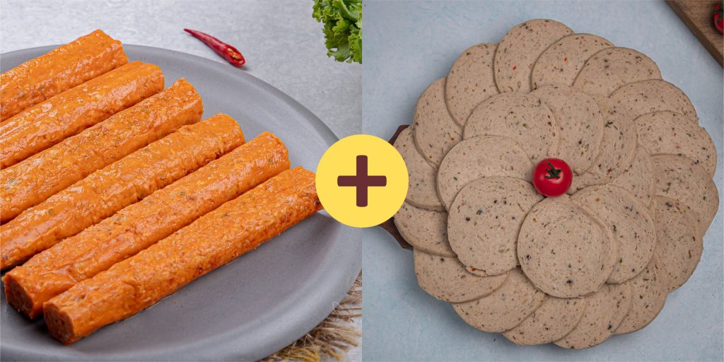 Combo - Peri Peri Chicken Seekh Kebab & Chicken Salami - Gigg's Meat